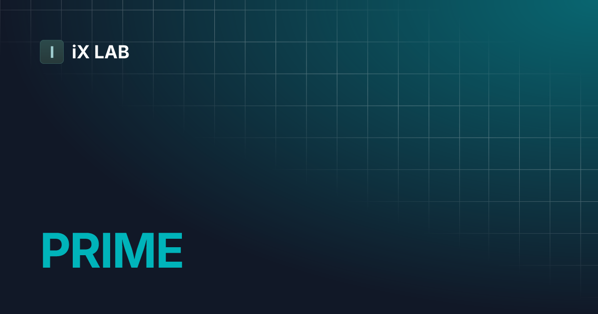 PRIME | iX LAB
